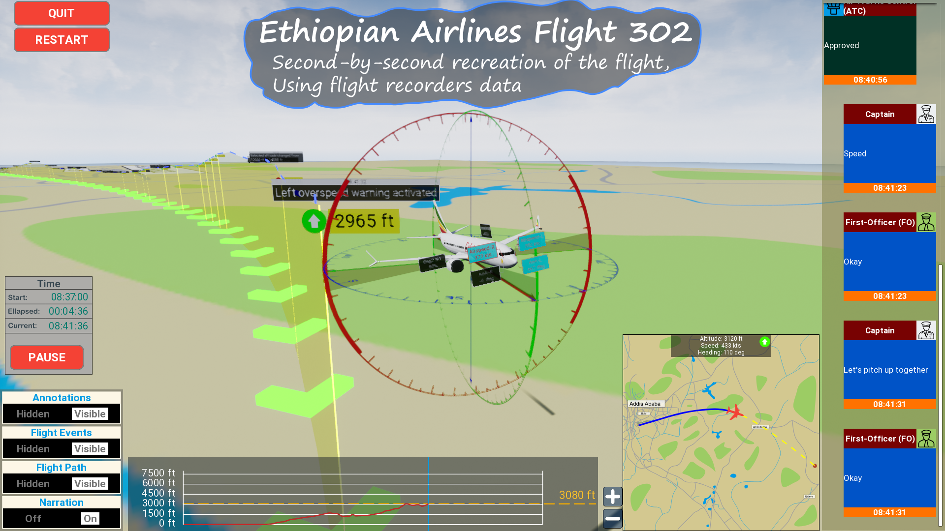 MCAS Simulation - Home